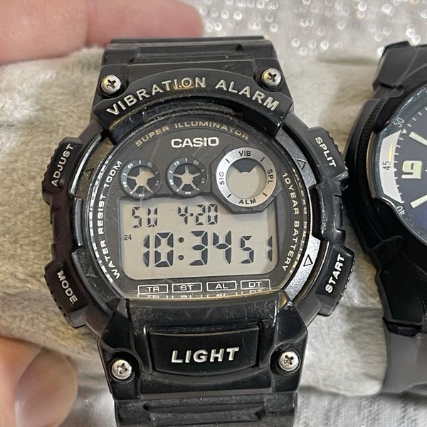 Casio Watch Lot Working Red Baby G HD Calculator Vibration Digital ...