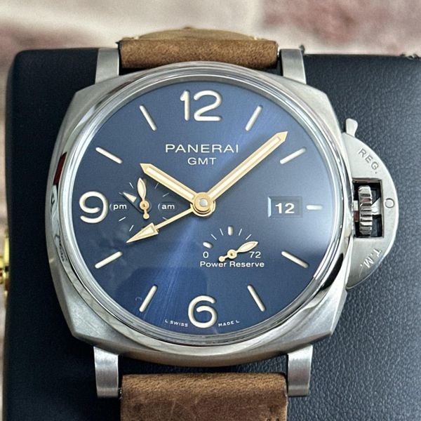[WTS] [US] Panerai Luminor Due GMT Titanium 45mm Blue - PAM00964 - 2019 ...