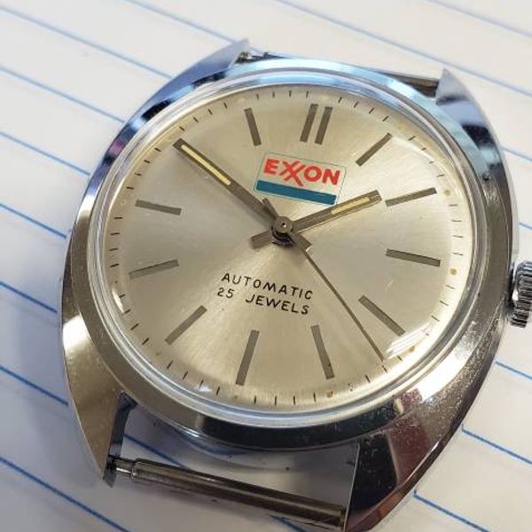 FS: Vintage Vantage mens Exxon Advertising watch | WatchCharts