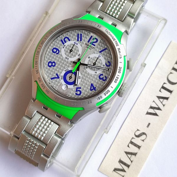 SWATCH+IRONY XLITE CHRONO+YYS4012AG ELECTRIC RIDE+NEW/NEW | WatchCharts ...