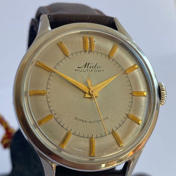 Mido Multifort Super-Automatic, Vintage, Adjusted 3 in. TOP ...