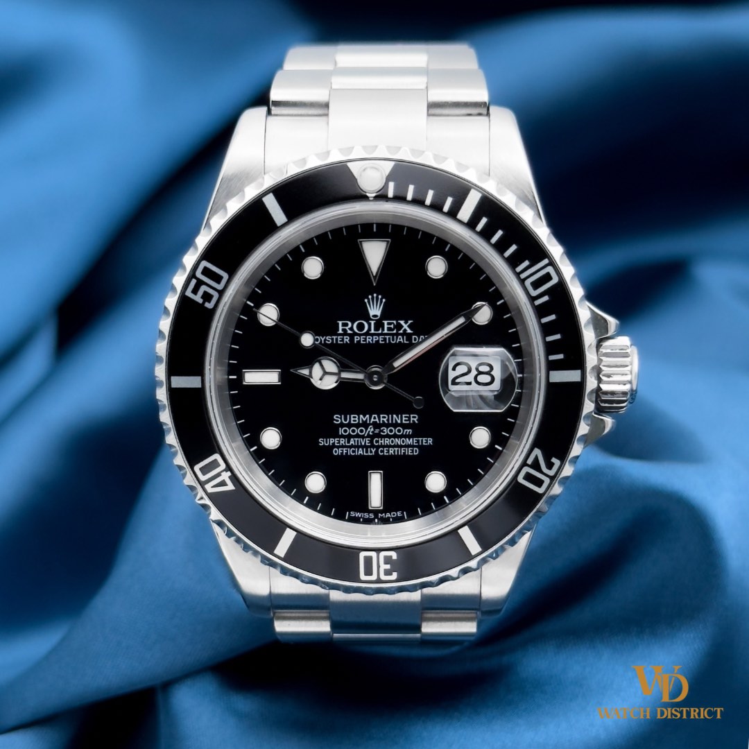 Aug 2006 Full Set 40mm Rolex Submariner Date 16610 Superluminova D ...