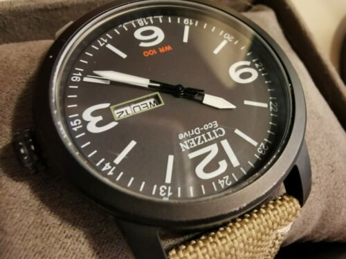 Citizen BM8476-23E Eco Drive Urban Military Style Men's Watch ...