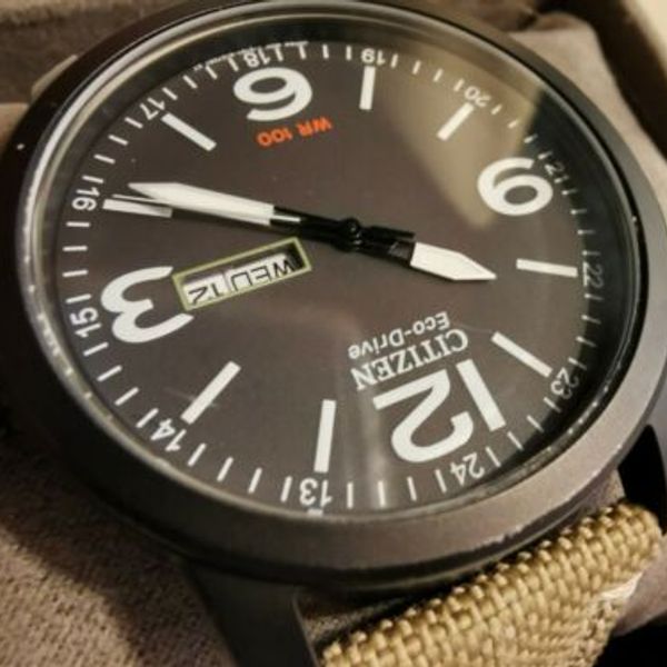 Citizen BM8476-23E Eco Drive Urban Military Style Men's Watch ...