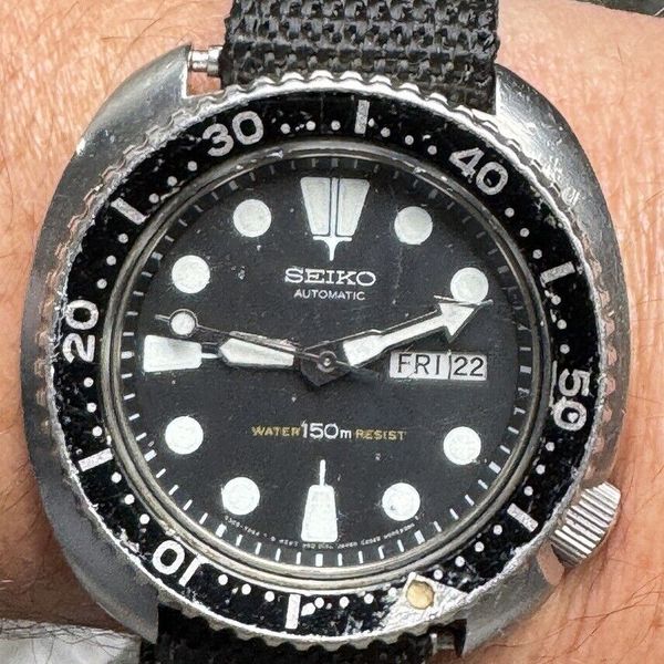 VINTAGE Apr 1977 Seiko Turtle Diver 150M Automatic Diver 44mm Day Date SERVICED | WatchCharts ...