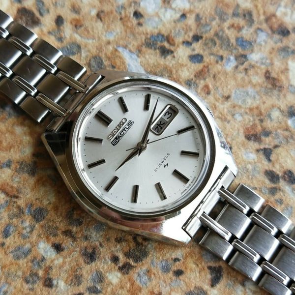 Rare Seiko 5 Actus 21 Jewels Automatic 7019 8010 Kanji December 1969 NHK Watch | WatchCharts ...