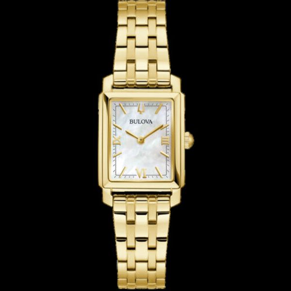 Bulova Sutton 97L177 Quartz Gold-Tone Classic Stainless Steel Watch ...