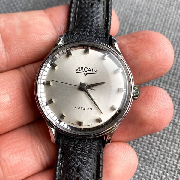 [WTS] Vulcain 17 jewel manual wind, with vintage tropic strap - $150 ...