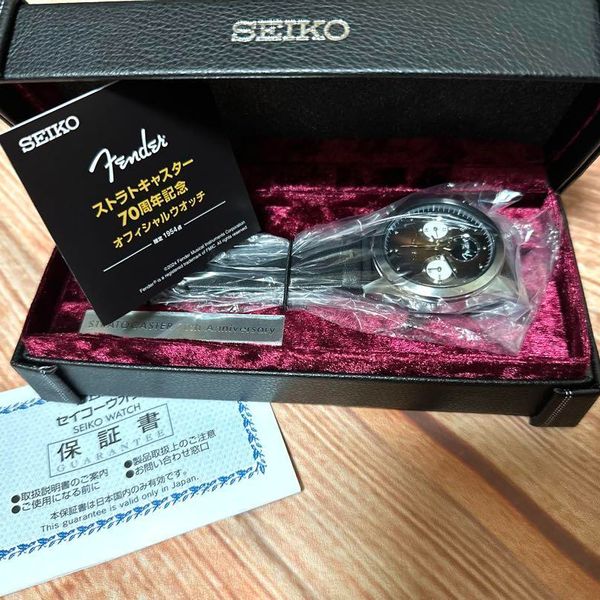 SEIKO Fender Stratocaster 70th Anniversary Official Watch 1954 Limited ...