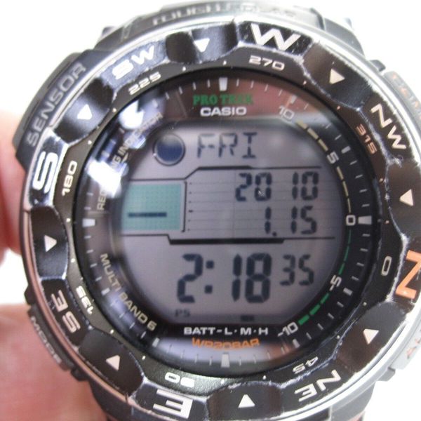 Casio PRW-S2500 Protrek Triple Sensor Tough Solar Watch Black Used | WatchCharts Marketplace