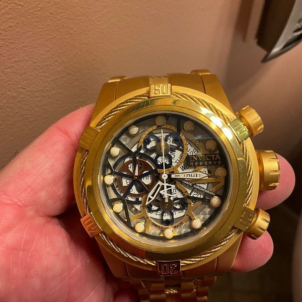 BRAND NEW INVICTA SWISS MADE BOLT ZEUS MODEL 12762 SWISS AUTO CHRONO 25 ...