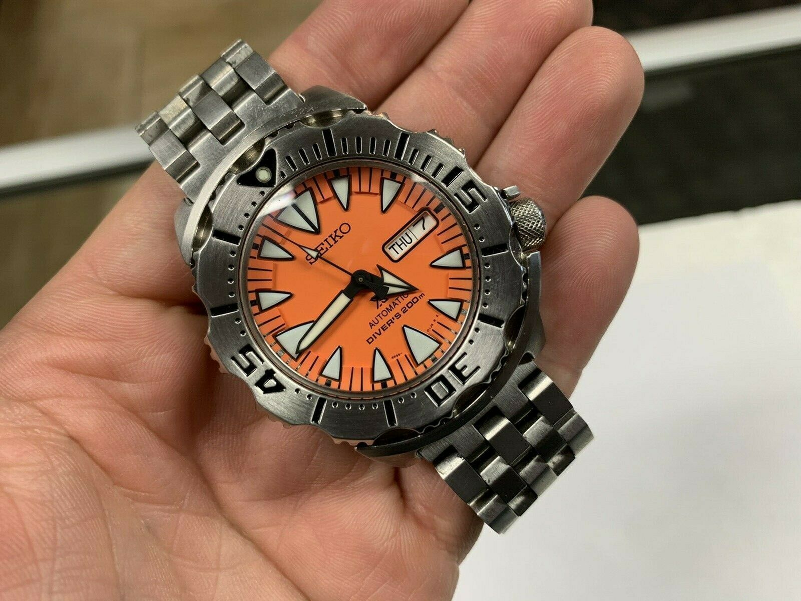 Seiko Orange Monster 2nd Gen. SRP309 4R36-01J0 Automatic Watch ...