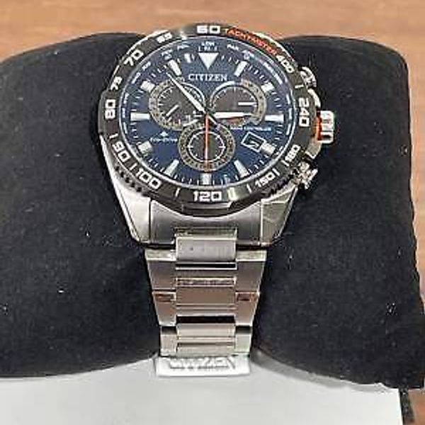 Citizen Eco Drive Promaster Land Atomic Stainless Steel Men's Watch ...
