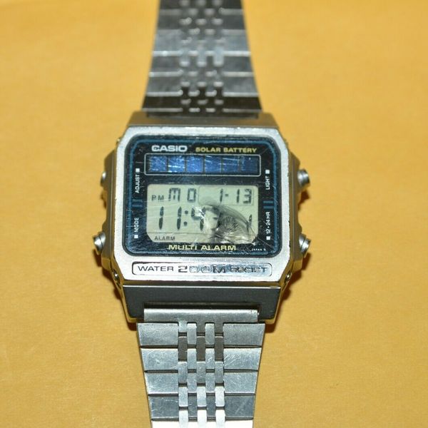 Vintage Casio DW-2000 Solar Watch Module 242- AS IS | WatchCharts ...