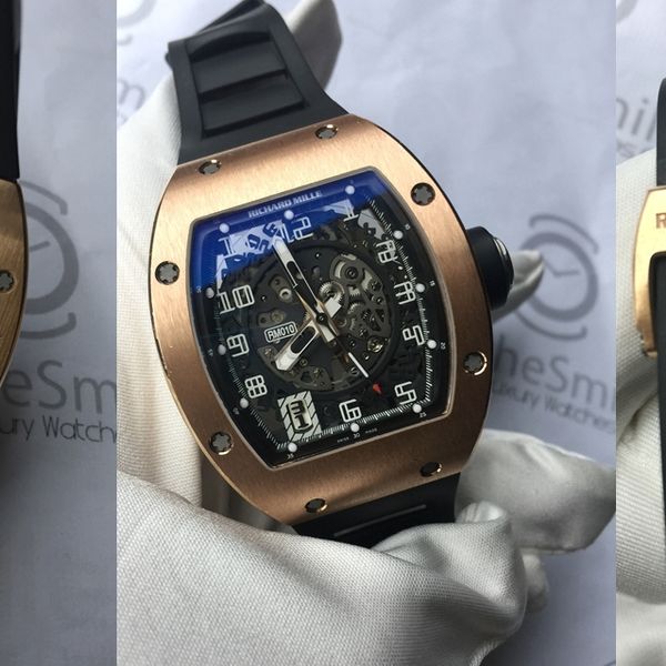 FS: Excellent Richard Mille RM010 AN RG Rose Gold Box & Papers ...