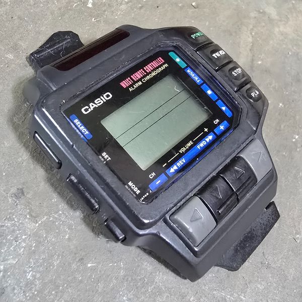 Vintage Casio CMD-10 Digital Wrist Remote Controller Watch Estate TV ...