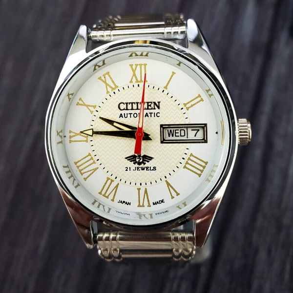 Very Rare Vintage Citizen 1970s Day Date Automatic Roman Dial Cleaned ...
