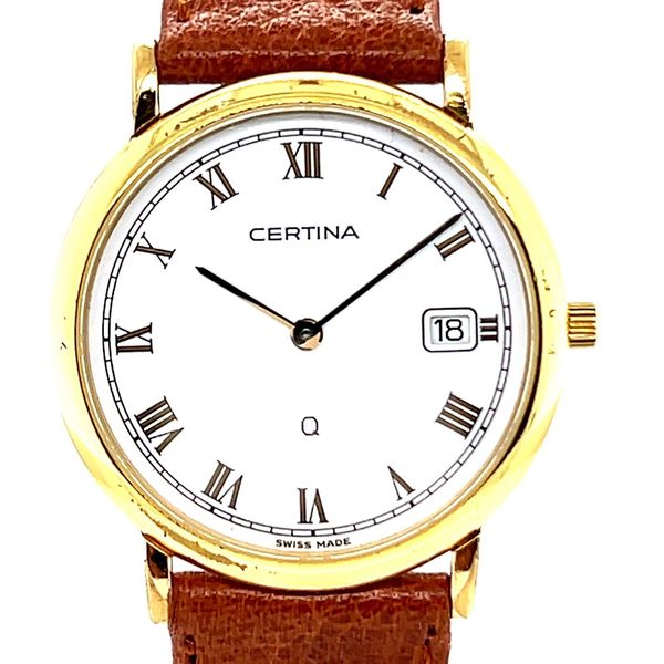 Certina Q Dresswatch 122 1020 26 Datum ETA-Kal. 955412 Lederband aus ...