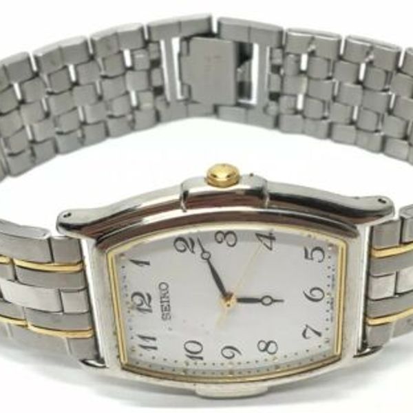 SEIKO MENS WATCH VINTAGE QUARTZ STAINLESS STEEL V701-5230 | WatchCharts Marketplace