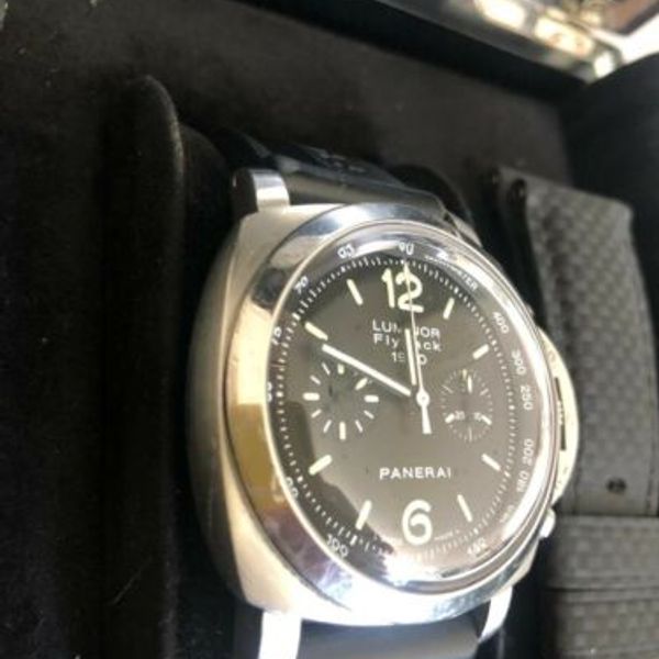 Panerai PAM 212 1950 Luminor Flyback 44mm Chronograph WITH BOX AND ...