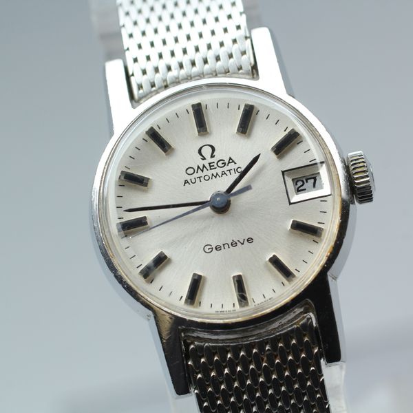 [Near MINT] Vintage Omega Geneve Cal.681 20mm Automatic Silver Dial Women's | WatchCharts ...