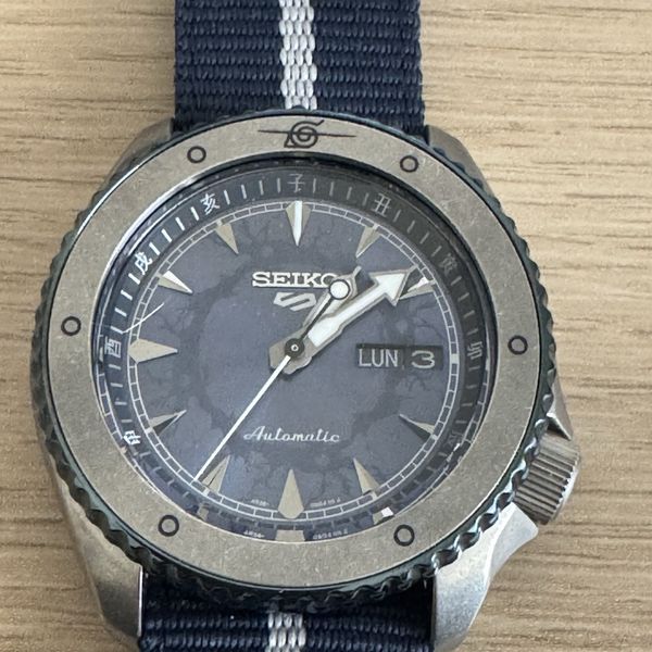 Vintage Seiko 5 Sports Naruto & Boruto - Sasuke Limited Edition - Never ...