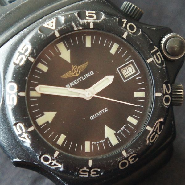 FS Vintage Breitling Colt with Compass watch ref:80940 Military watch ...