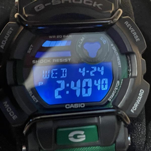 [WTS] Casio G-Shock GD-400-3 Green Black Bullbar Negative Display ...