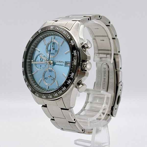 SEIKO Selection Spirit SBTR029 Quartz Chronograph Blue Dial Men's watch ...