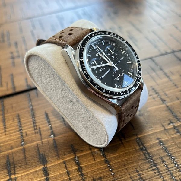 OMEGA x Swatch MoonSwatch - Mission to Moon - Steel Metal Mod - Leather ...