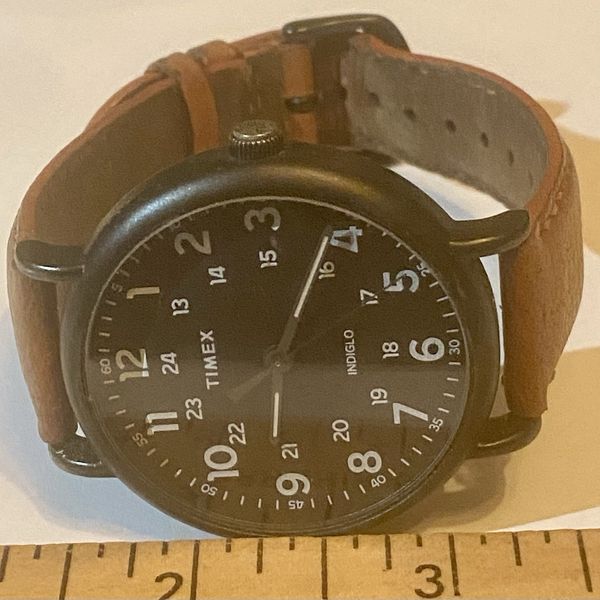 timex indiglo mens watch Black Face Runs | WatchCharts Marketplace