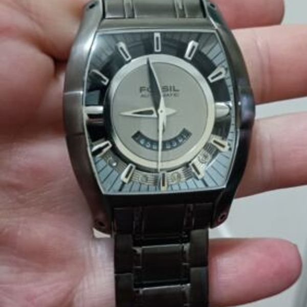FOSSIL ARKITEKT Men's Watch All S. Steel Automatic 21 Jevels FS-4196 ...