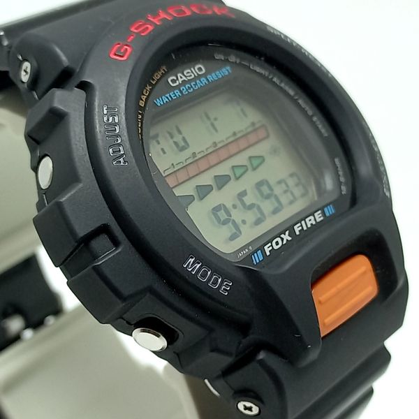 Casio G Shock DW-6600B FOX FIRE Vintage (1199) Module Men Watch RARE ...