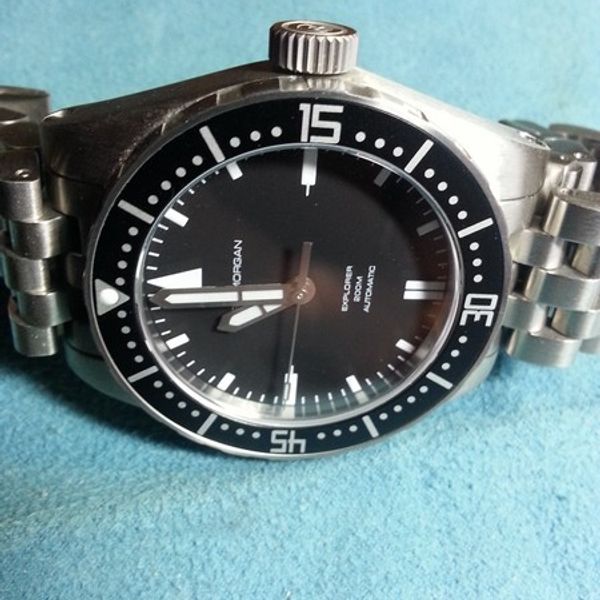 OBRIS MORGAN EXPLORER - BLACK BRUSHED FINISH | WatchCharts Marketplace