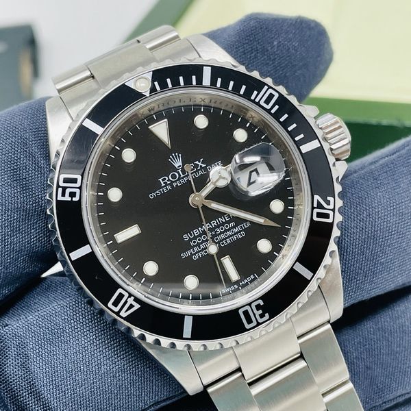 Rolex Submariner 16610 (Engraved M, Box and Papers) | WatchCharts