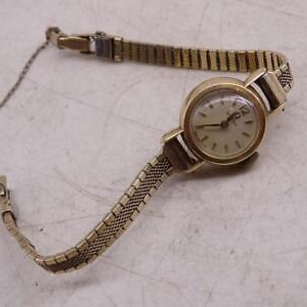 Vintage Omega Lady's Wristwatch Gold Filled Case 17 Jewel Model 482 ...