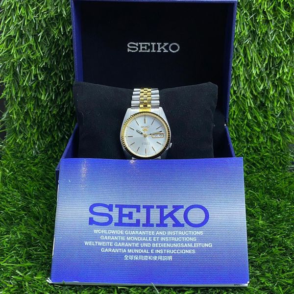 Rare Seiko President SNXJ90 AUtomatic 7S26-0500 white dial watch ...