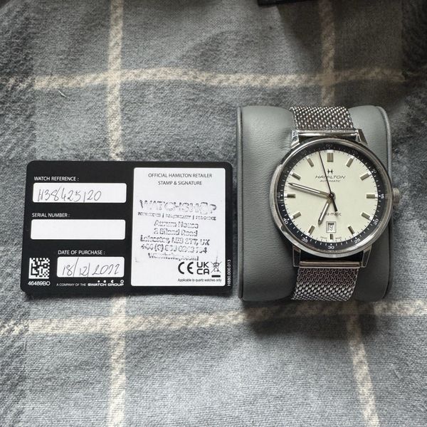 Hamilton Intra-Matic Watch Milanese Strap | WatchCharts Marketplace