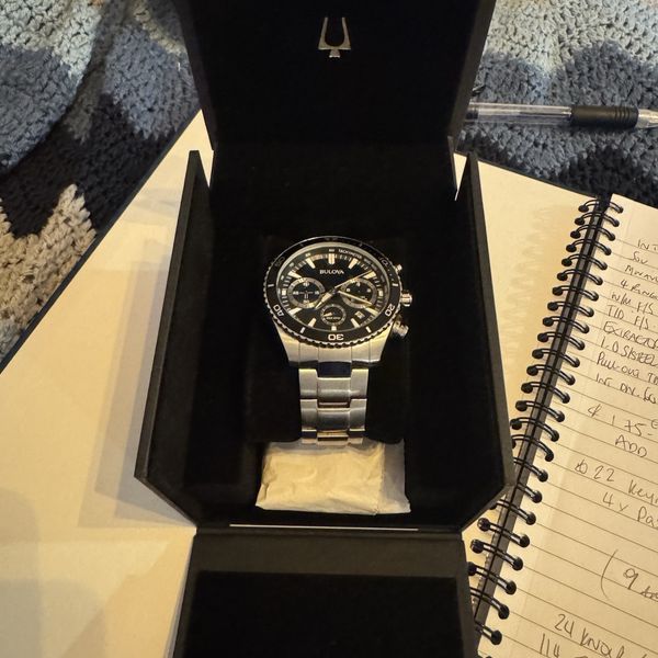 Bulova Mens S/Steel Chrinograph - 98B298 - Used | WatchCharts Marketplace