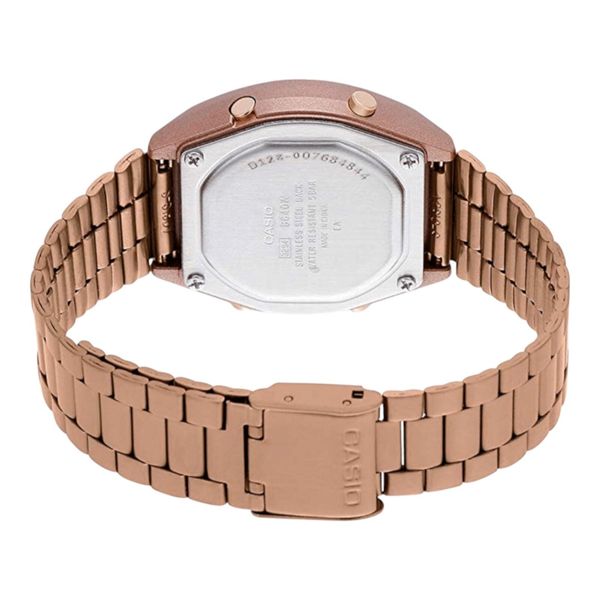 Casio B640WC-5ADF Rose Gold Retro Digital Watch LED Stopwatch 50M Women ...