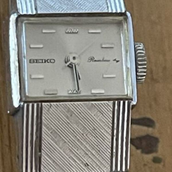 1960â s Womanâ s Vintage Seiko Rainbow Windup Watch 6.5â | WatchCharts ...