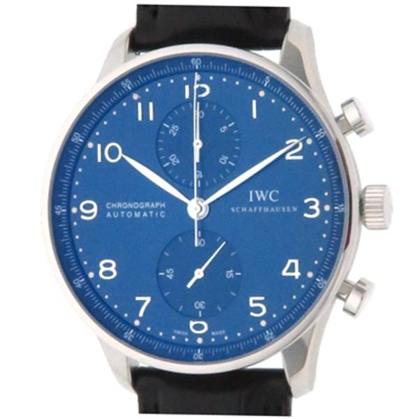 2019 IWC Portugieser Chronograph IW371491 Stainless Steel / Leather ...