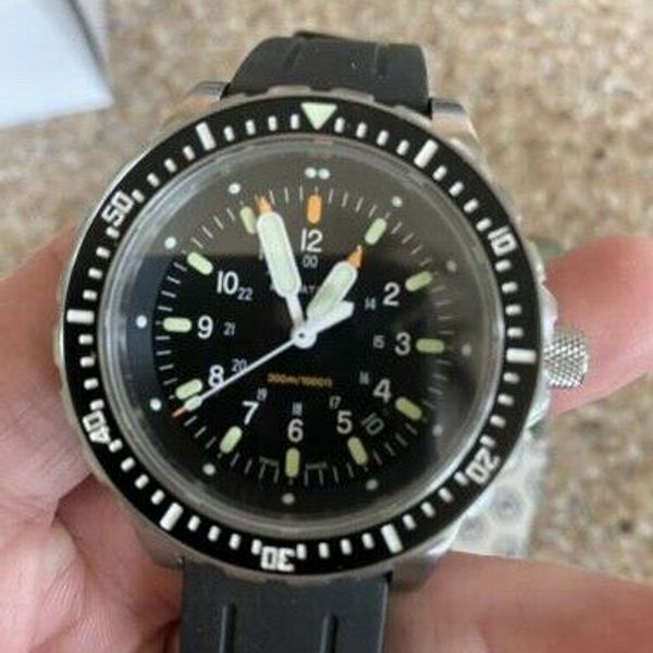 Marathon Jumbo Diver's Quartz (JSAR) 46mm Stainless Steel Case with ...