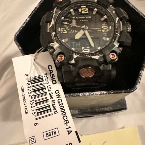 Casio G-Shock Mudmaster Forged Carbon Men's Watch GWG2000CR-1A New ...