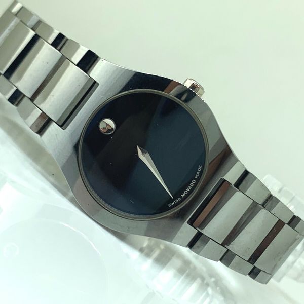 Movado Fiero Tungsten Carbide Ladies Watch - 0605620 | WatchCharts ...