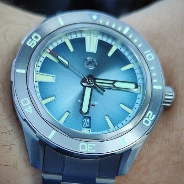 [$400 USD] FS: Limited Edition Zelos Swordfish 40mm Titanium Diver, C3 ...