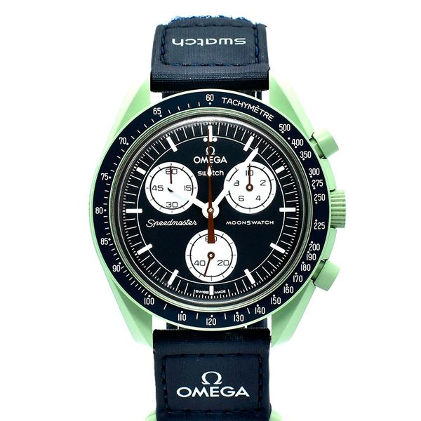 Omega x Swatch OMEGA x Swatch mission on earth SO33G100 bio ceramic ...