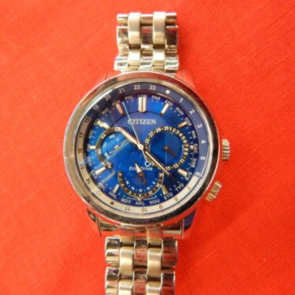 CITIZEN ECO DRIVE - Men's Stainless with Blue Face 8729-R005791 Wrist ...