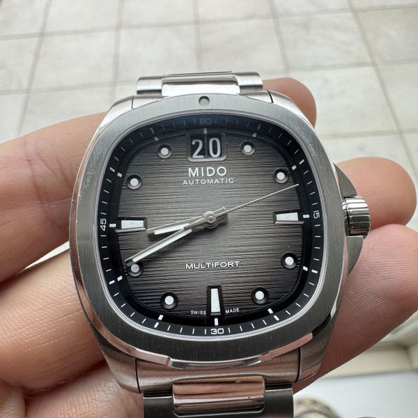 [WTS] Mido Multifort TV Big Date Grey Dial Steel Men's Watch ...