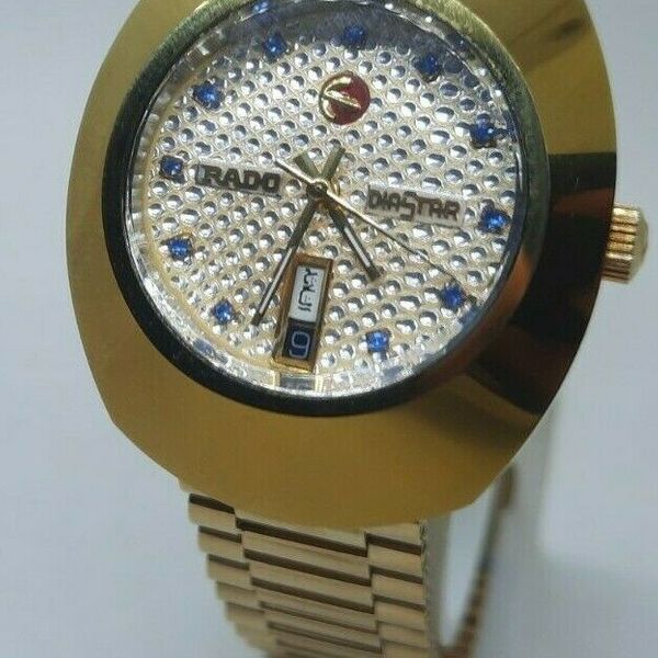 VINTAGE USED GENTS RADO DIASTAR AUTOMATIC DAY/DATE WRIST WATCH SWISS MADE DFRNT | WatchCharts ...